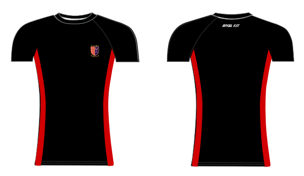 Worthing Rowing Club Black Short Sleeve Base-Layer – RIVAL KIT